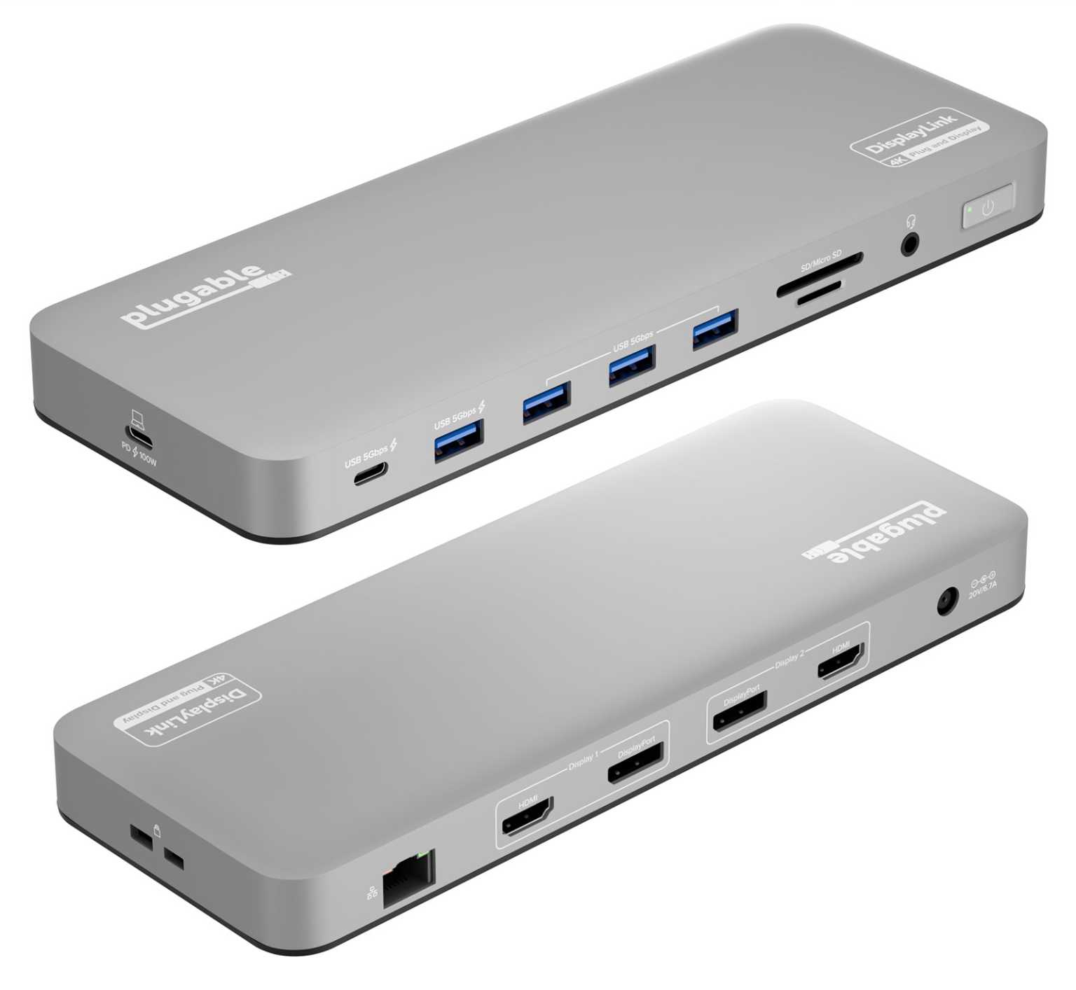 Plugable USB-C Dual 4K Display Docking Station (UD-6950PDH) review ...