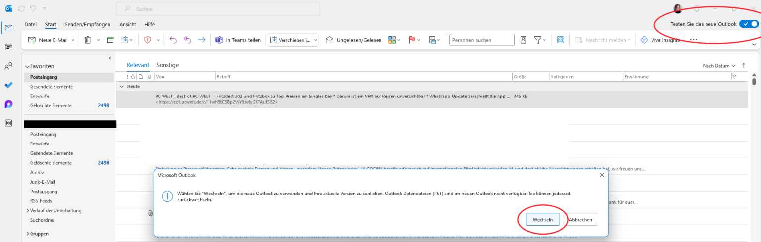 Vom alten Outlook zum neuen Outlook wechseln: So geht's - PC-WELT
