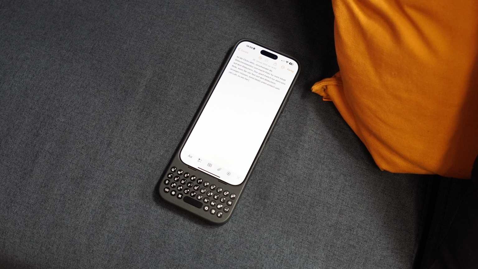 Clicks for iPhone 16 review - clever keyboard case (not) for everyone ...