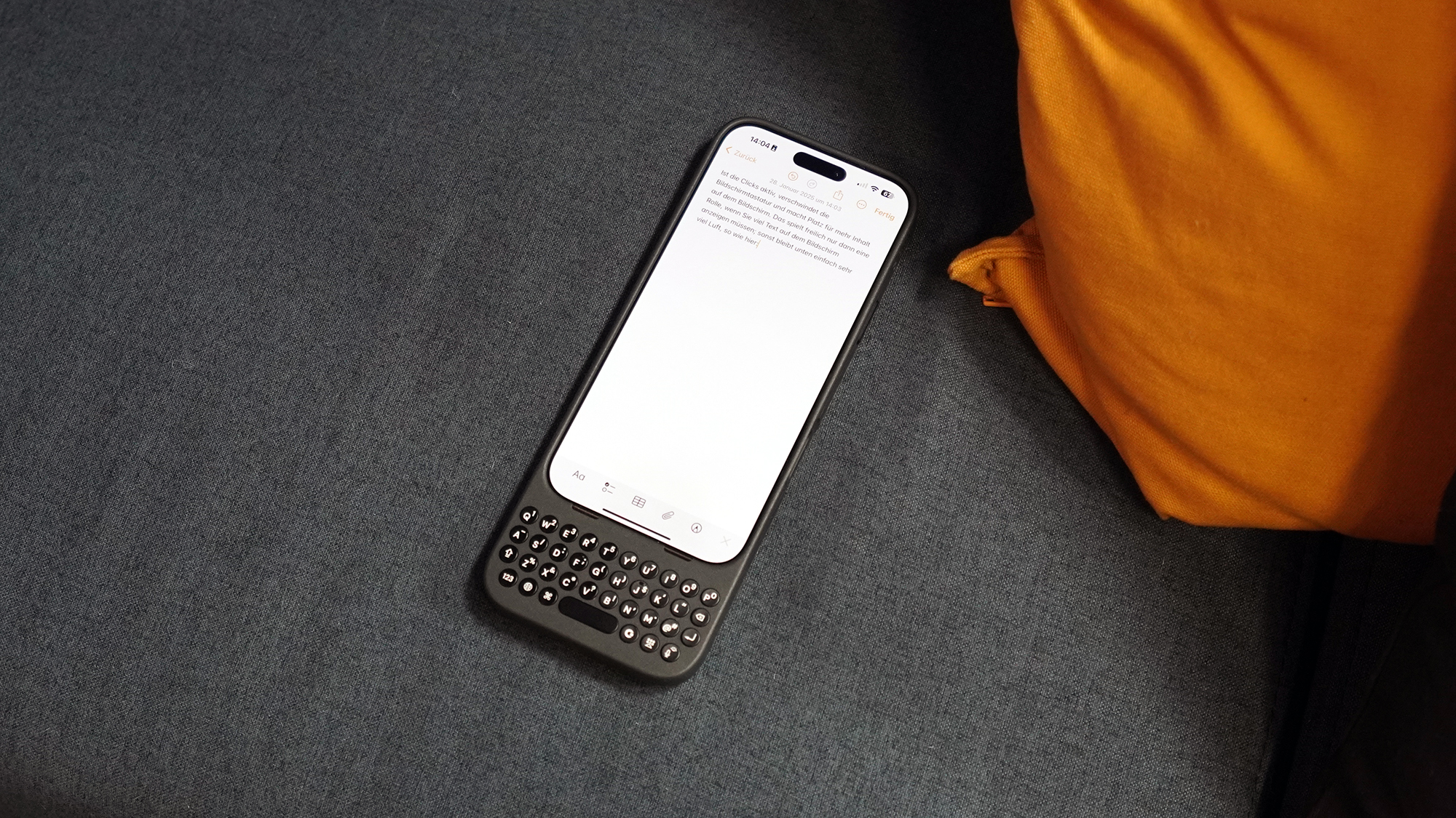 Clicks for iPhone 16 review - clever keyboard case (not) for everyone ...