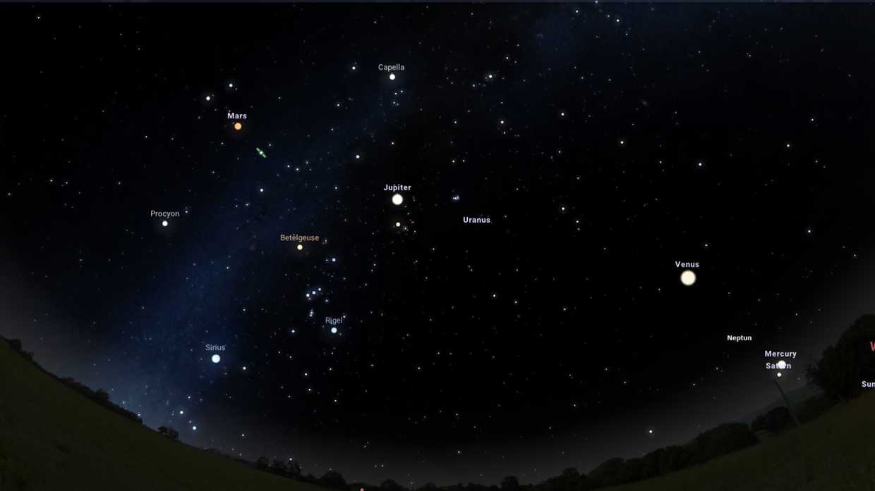 Seltenes Himmelsereignis: So sehen Sie heute alle sieben Planeten am ...