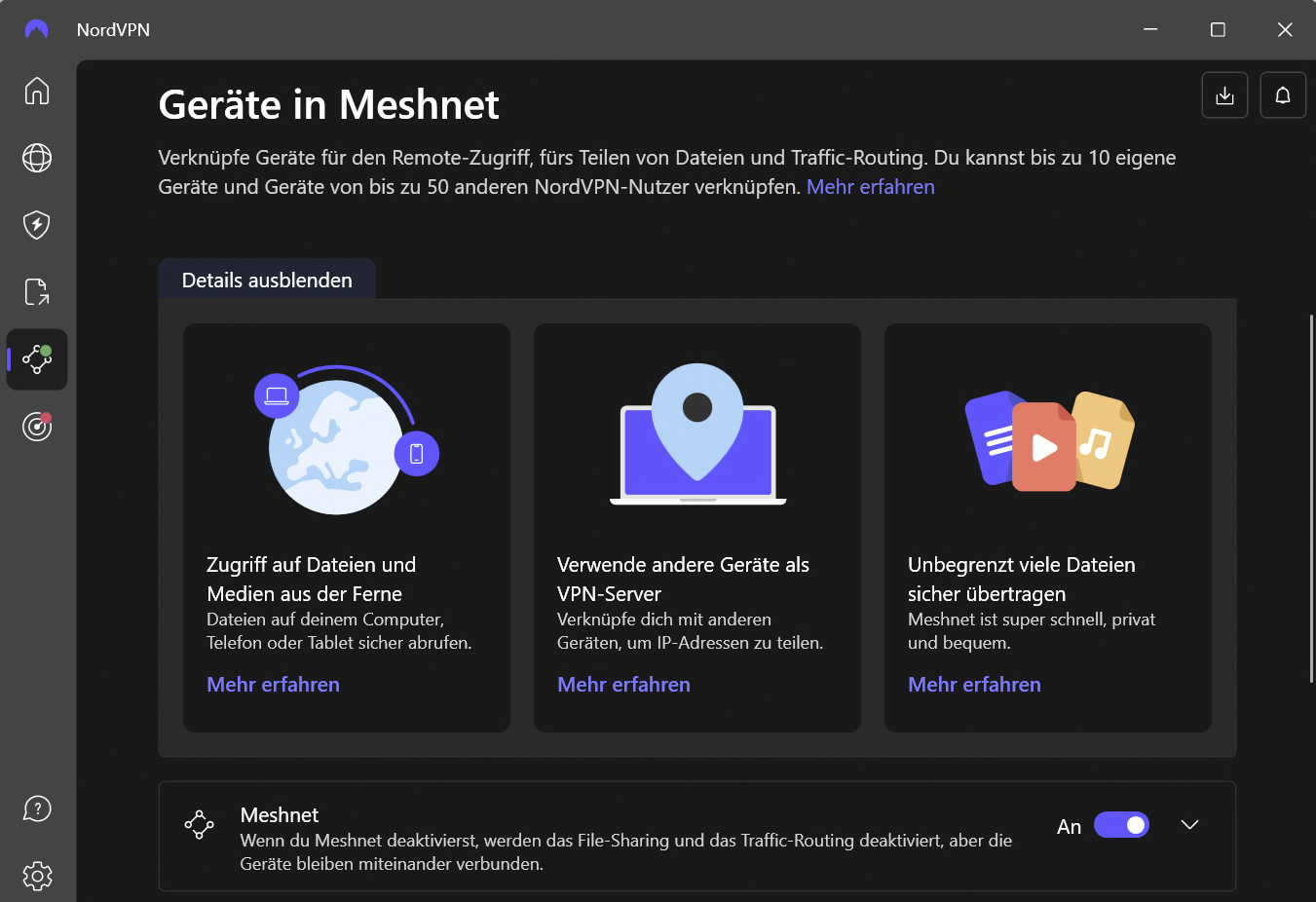 So aktivieren Sie die Meshnet-Funktion von Nord VPN - PC-WELT