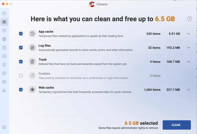 CCleaner review: A flexible Mac utility for clearing clutter | Macworld