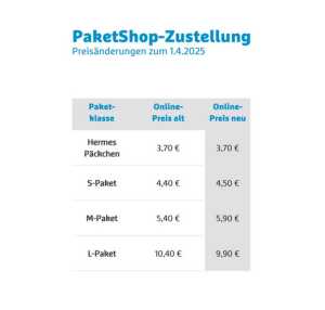 Hermes erhöht Paketpreise zum 1. April 2025 - PC-WELT