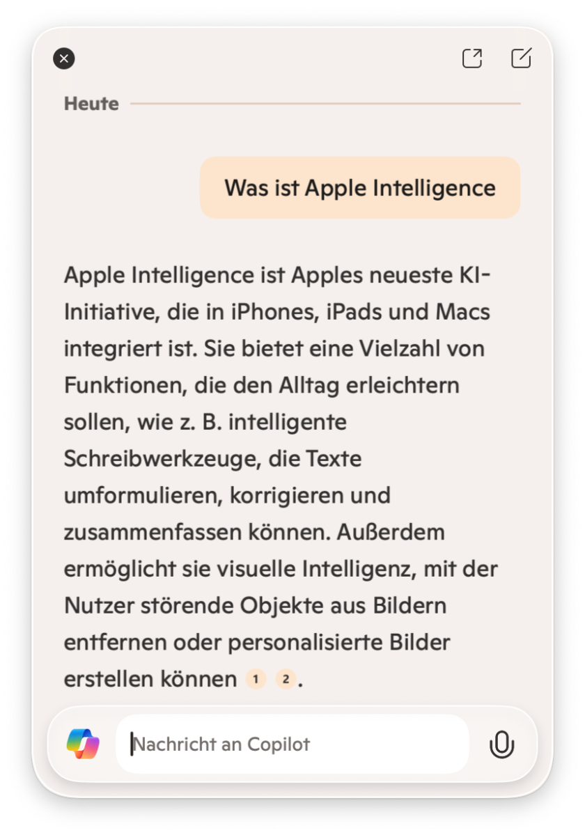 Microsoft Intelligence für Apple: Copilot auf Mac und iPhone nutzen ...