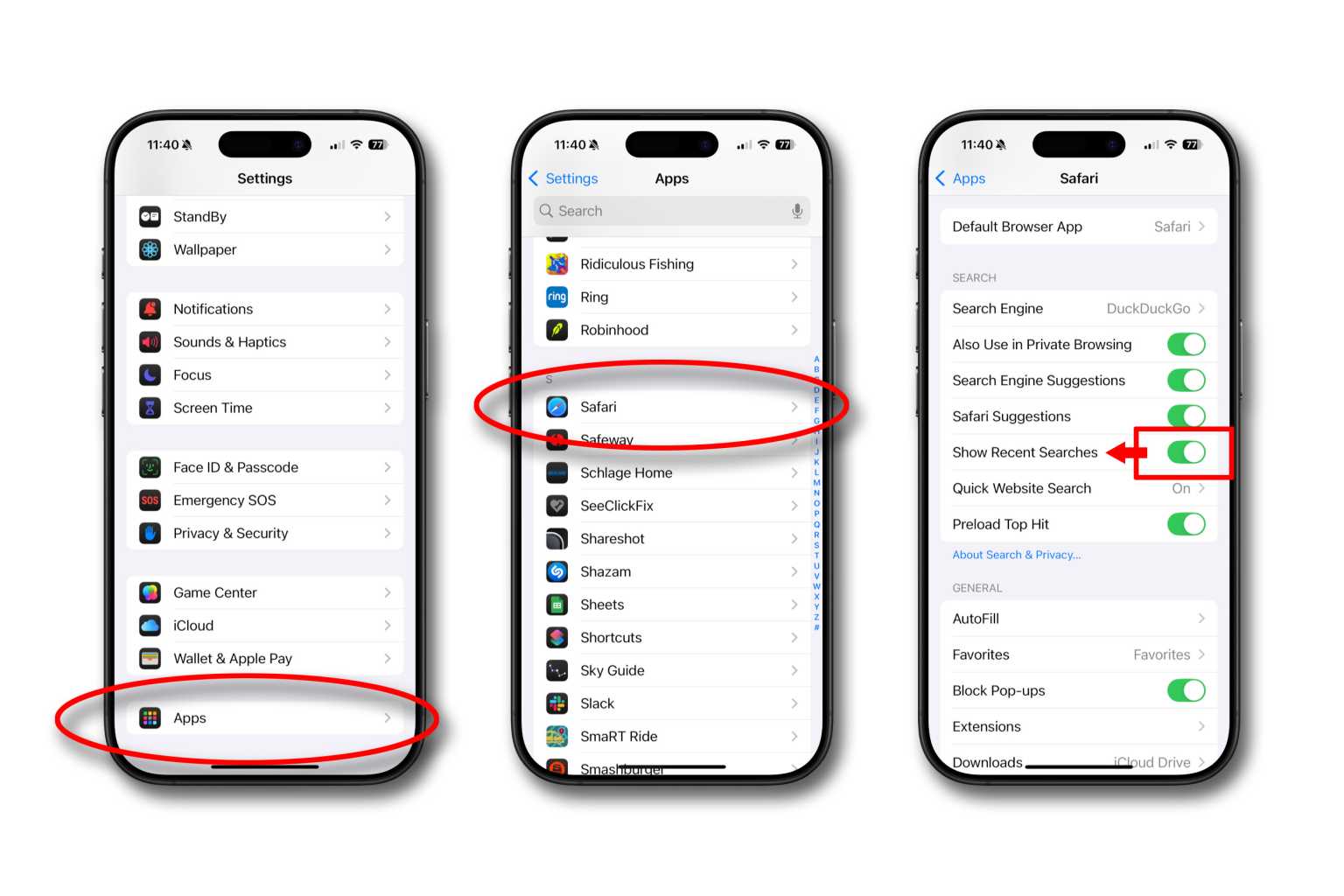 How to turn off Safari's recent searches on iPhone | Macworld