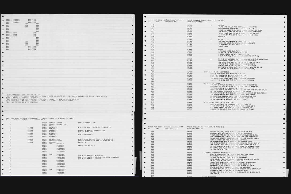 Here's the 50-year-old Microsoft source code that inspired the first ...