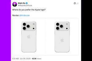 Apple might shift the logo lower on the iPhone 17 Pro so we know where ...