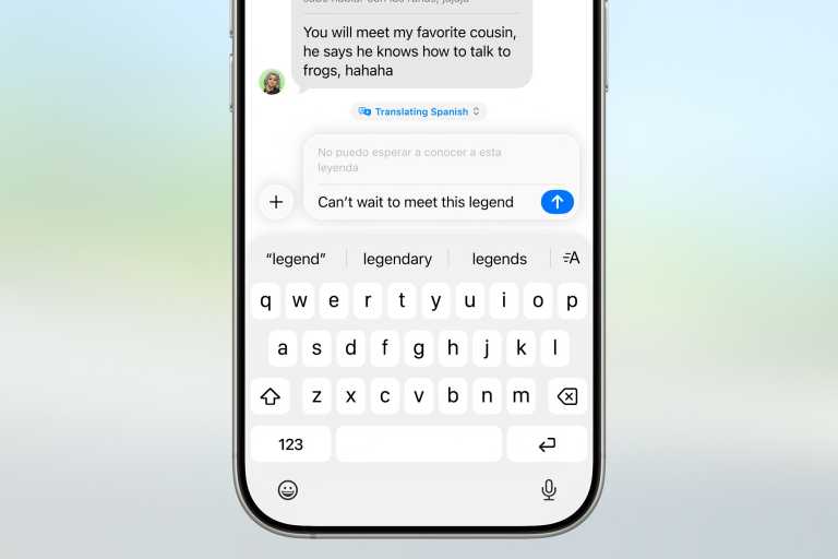 Live translation in iOS 26: How it works and where to find it | Macworld