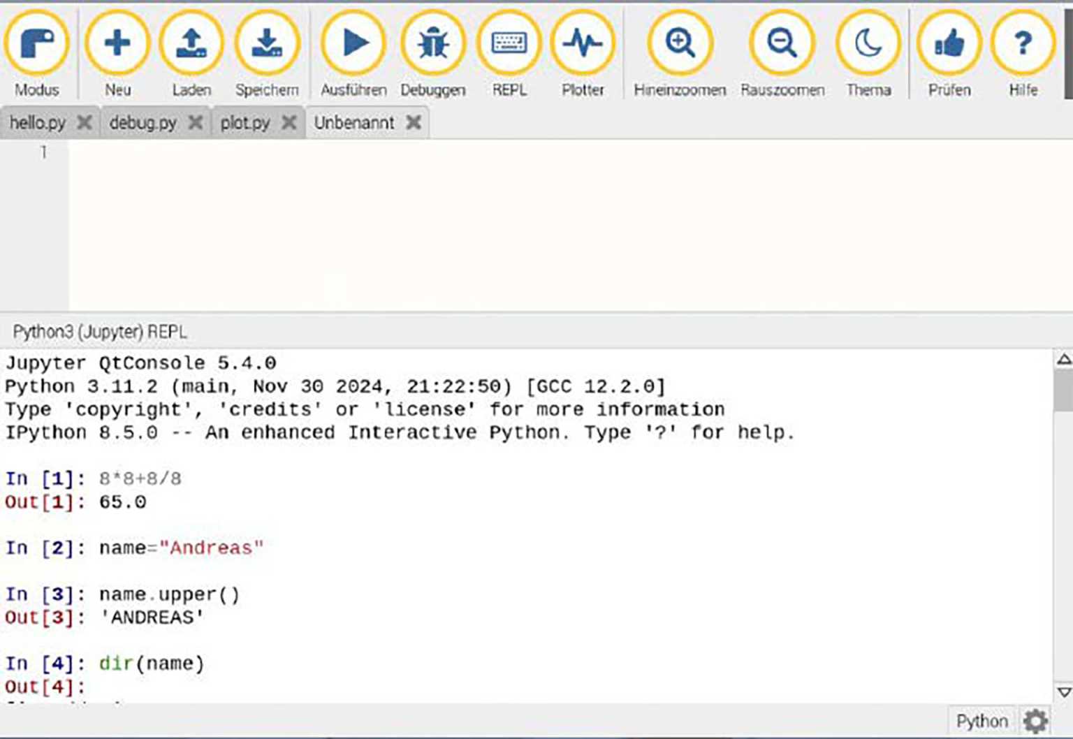 Mu: So funktioniert der Mini-Editor für Python-Projekte - PC-WELT