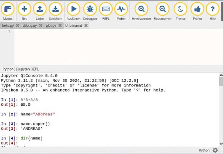 Mu: So funktioniert der Mini-Editor für Python-Projekte - PC-WELT