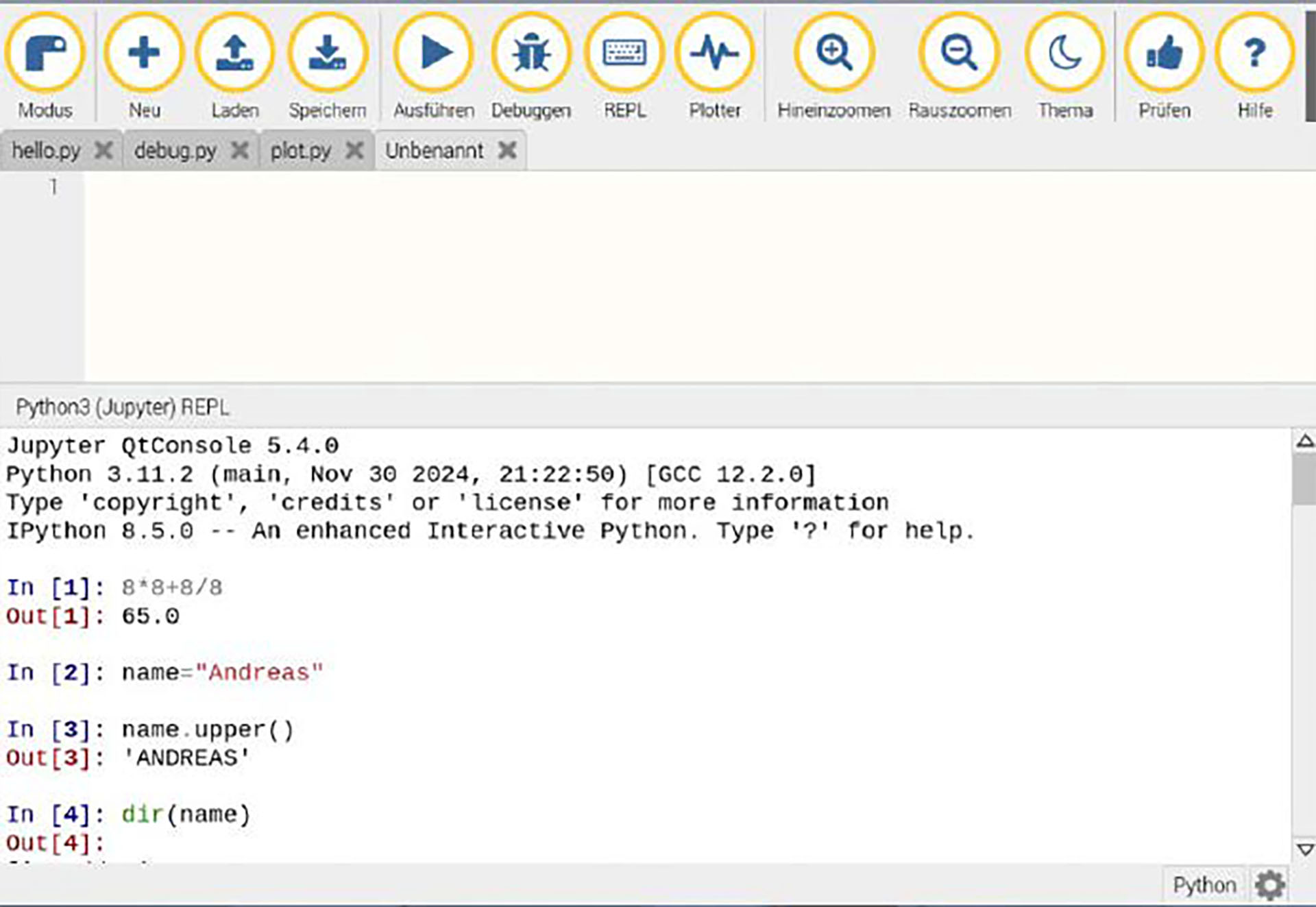 Mu: So funktioniert der Mini-Editor für Python-Projekte - PC-WELT
