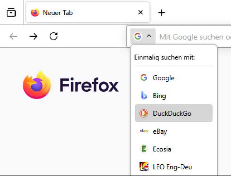 Suchmaschine in Firefox schnell und komfortabel auswählen - PC-WELT