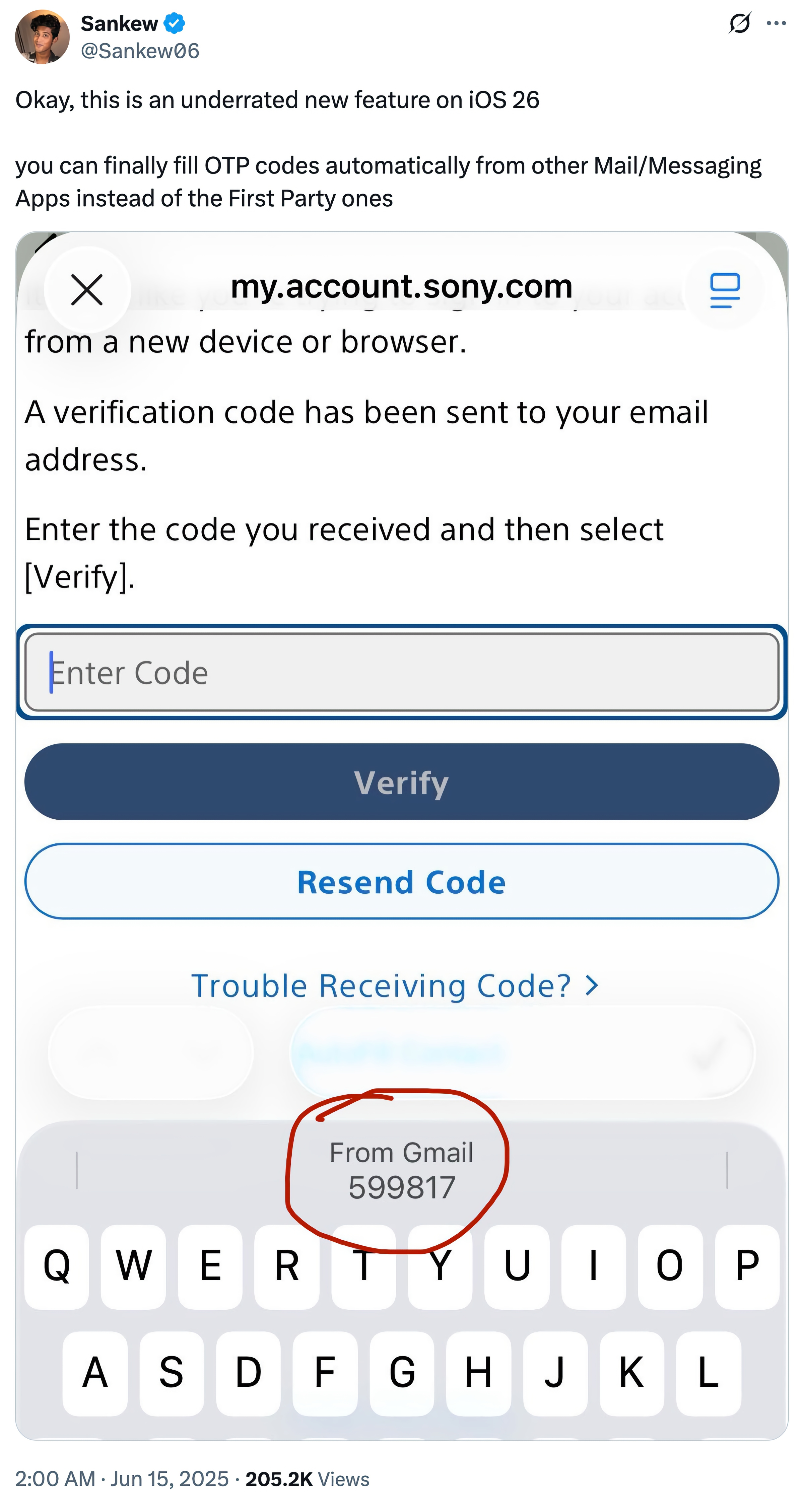 iOS 26 will now autofill verification codes from Gmail and WhatsApp ...