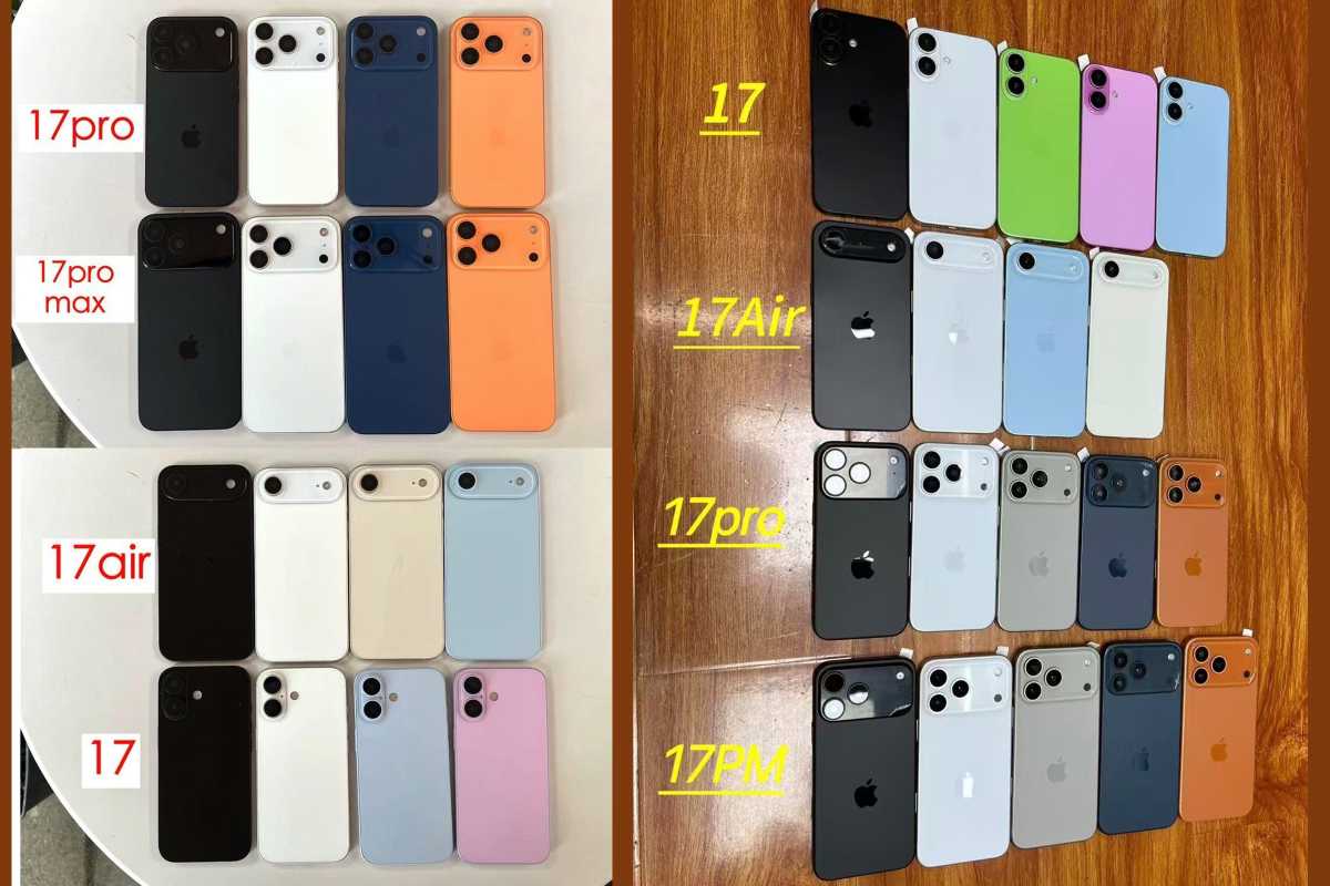 Here’s our best look at the leaked iPhone 17 lineup in every available color | Macworld