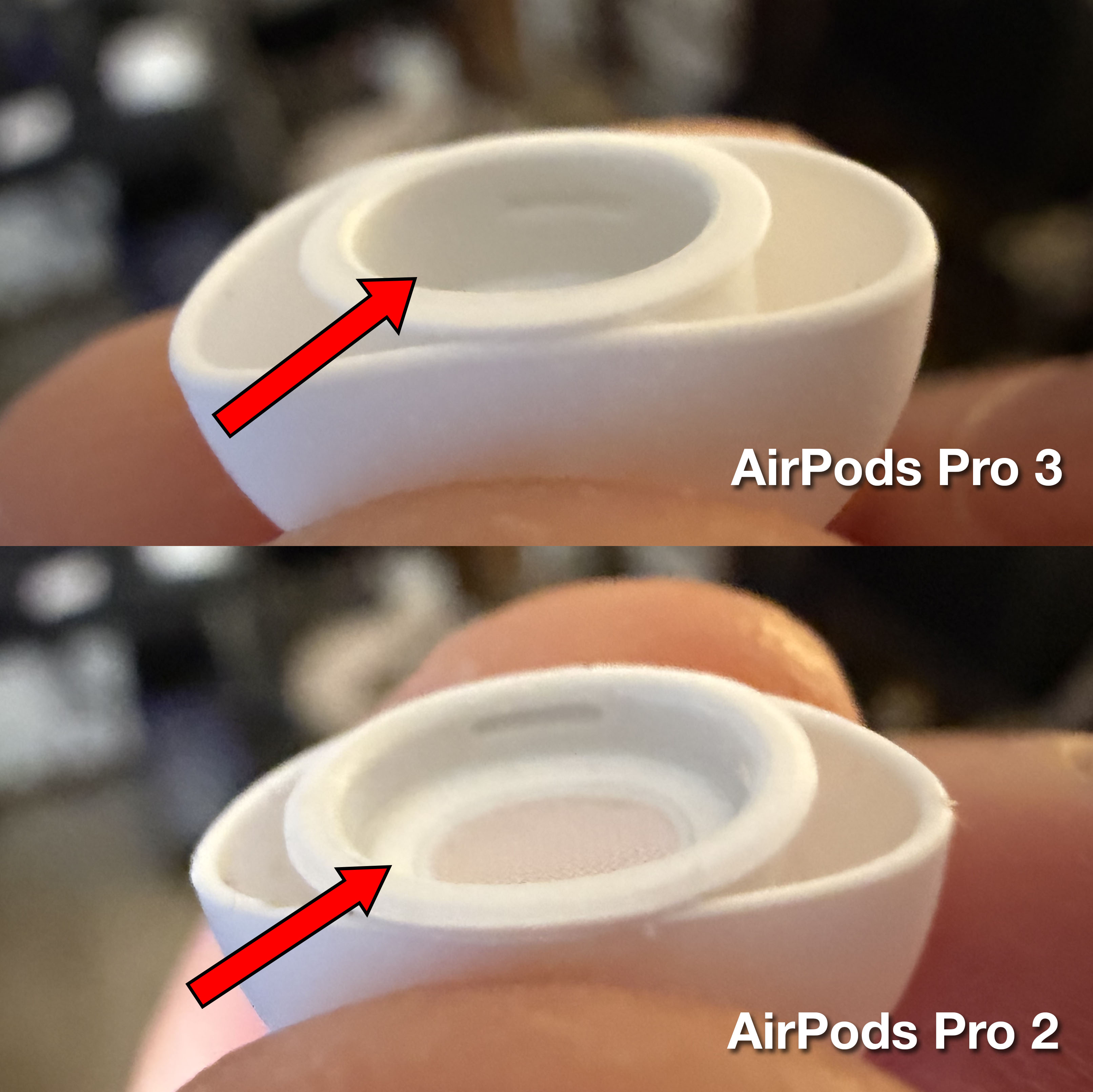 PSA: You can't use AirPods Pro 3 eartips on AirPods Pro 2 | Macworld