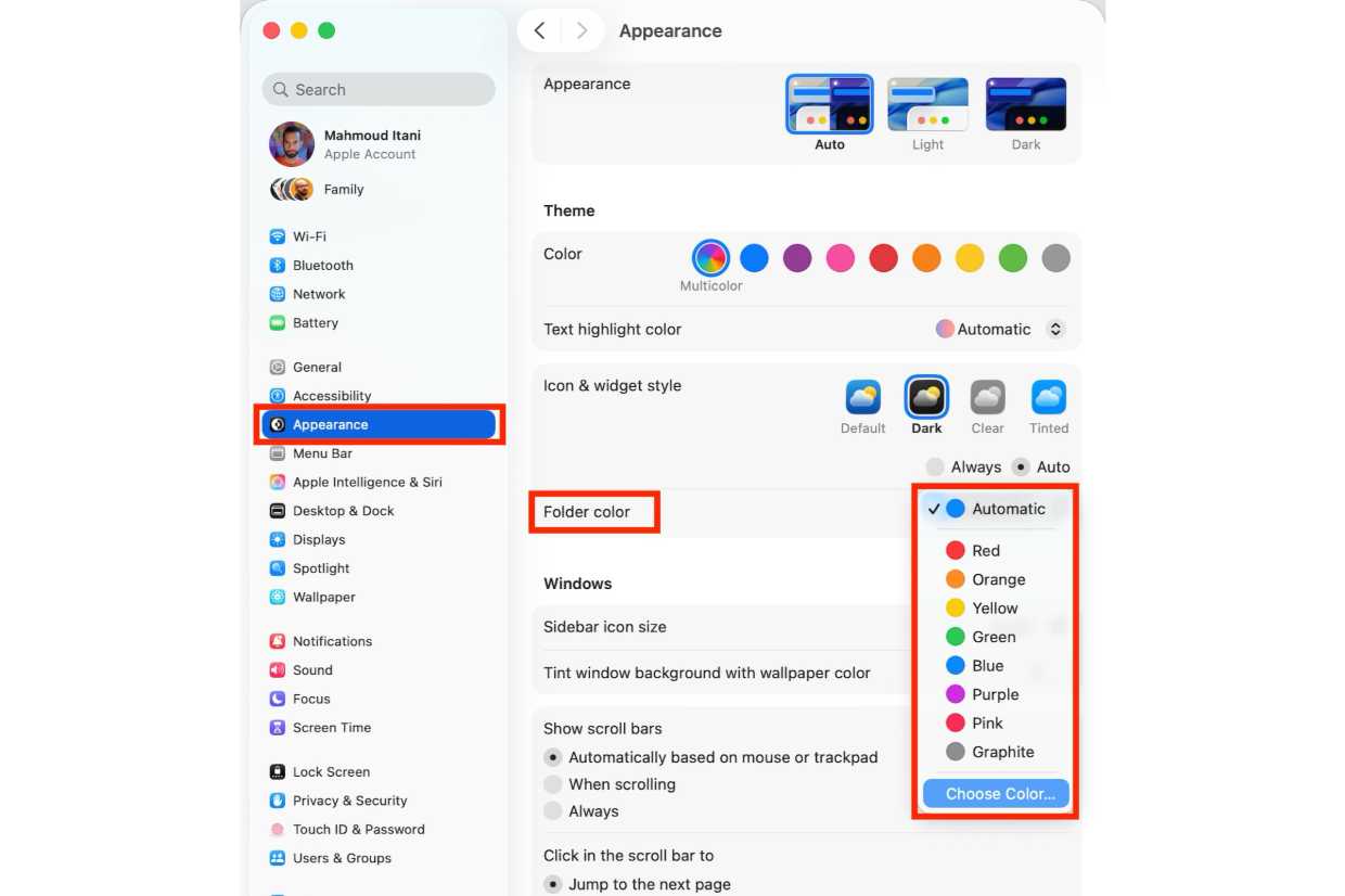 How to customize folders in macOS Tahoe: Emojis, colors, and more ...