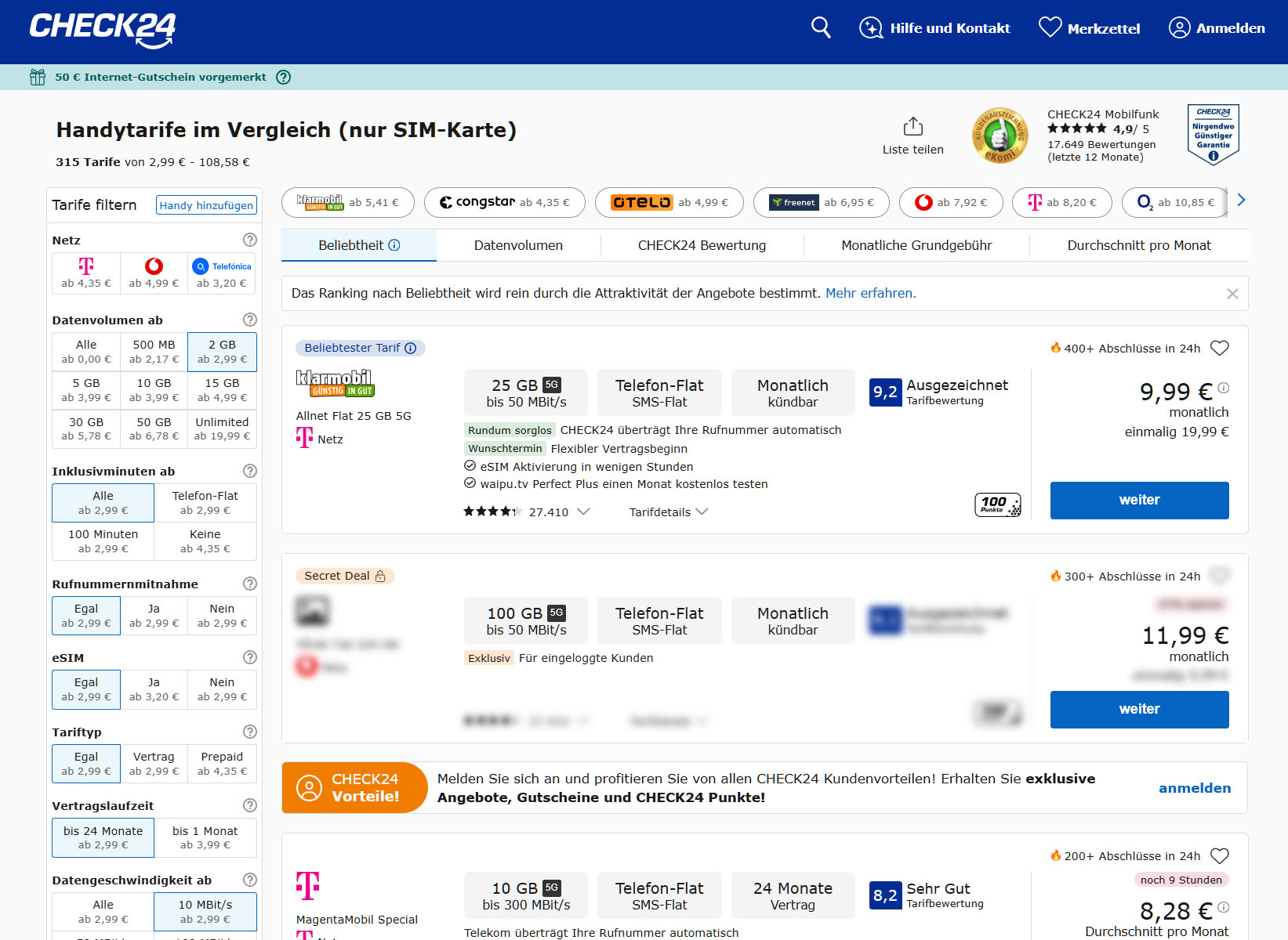 Internet- & Mobilfunk-Anbieter wechseln: Billiger, schneller und der ...