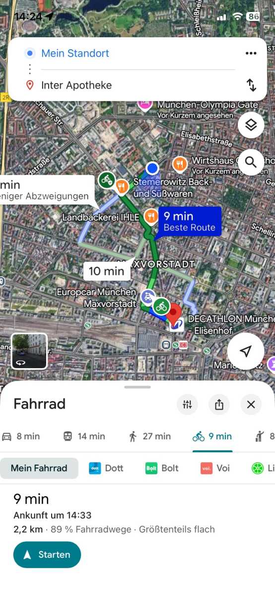 Apple Karten vs. Google Maps im Alltagstest: So schlagen sich die ...