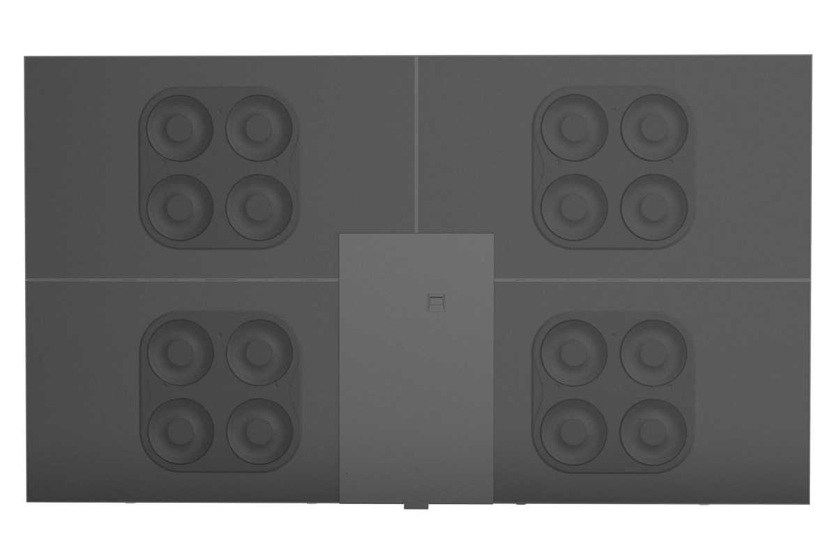 This 130-inch OLED TV sticks to a wall with suction tech | PCWorld