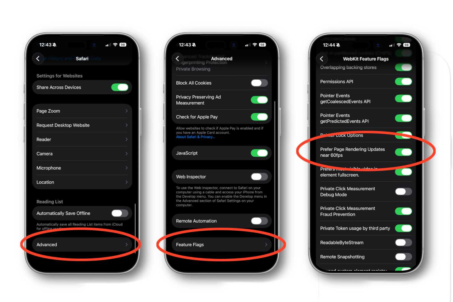 Enable ProMotion scrolling and more with these hidden Safari settings ...